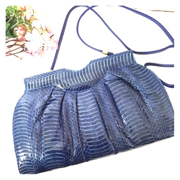 J.Renee | Bags | Vintage Blue Renee Shoulder Bag | Poshmark